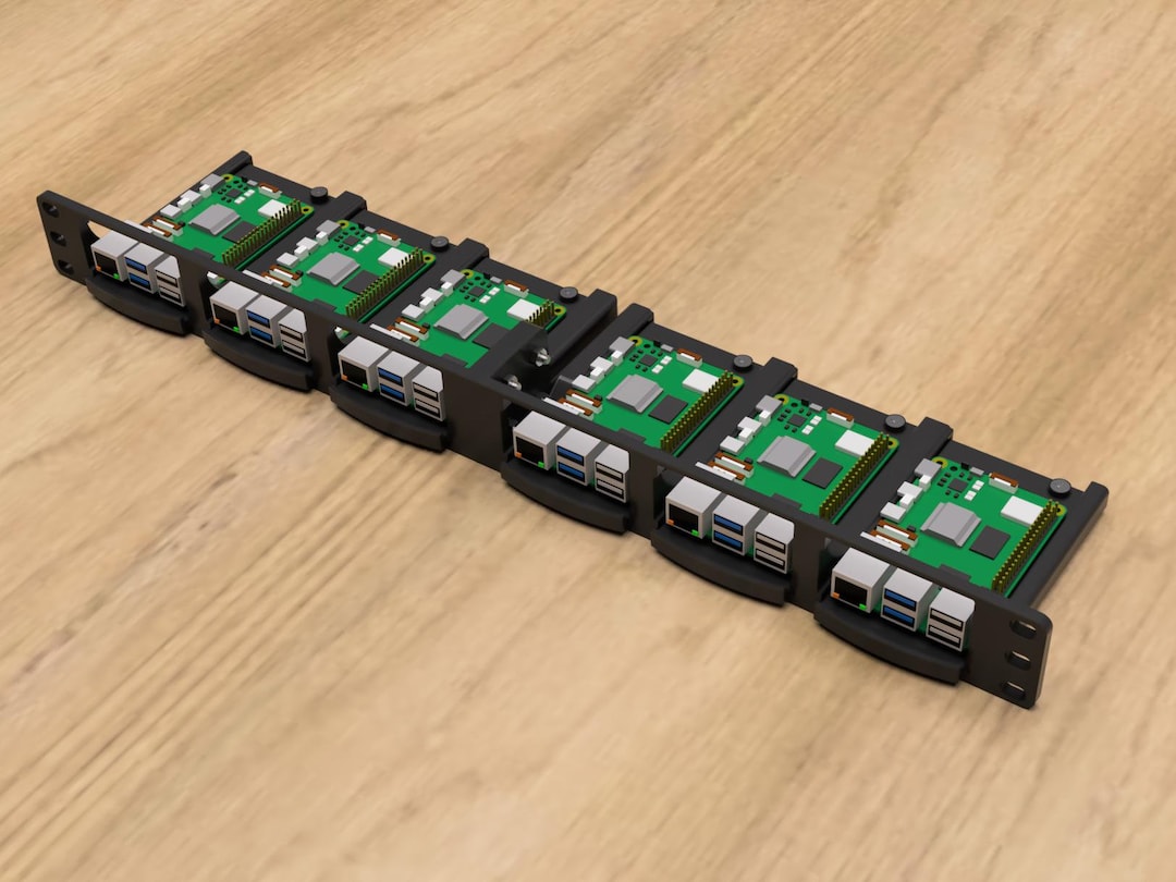 Rack Mount for 3x Raspberry Pi's (modular) - Etsy