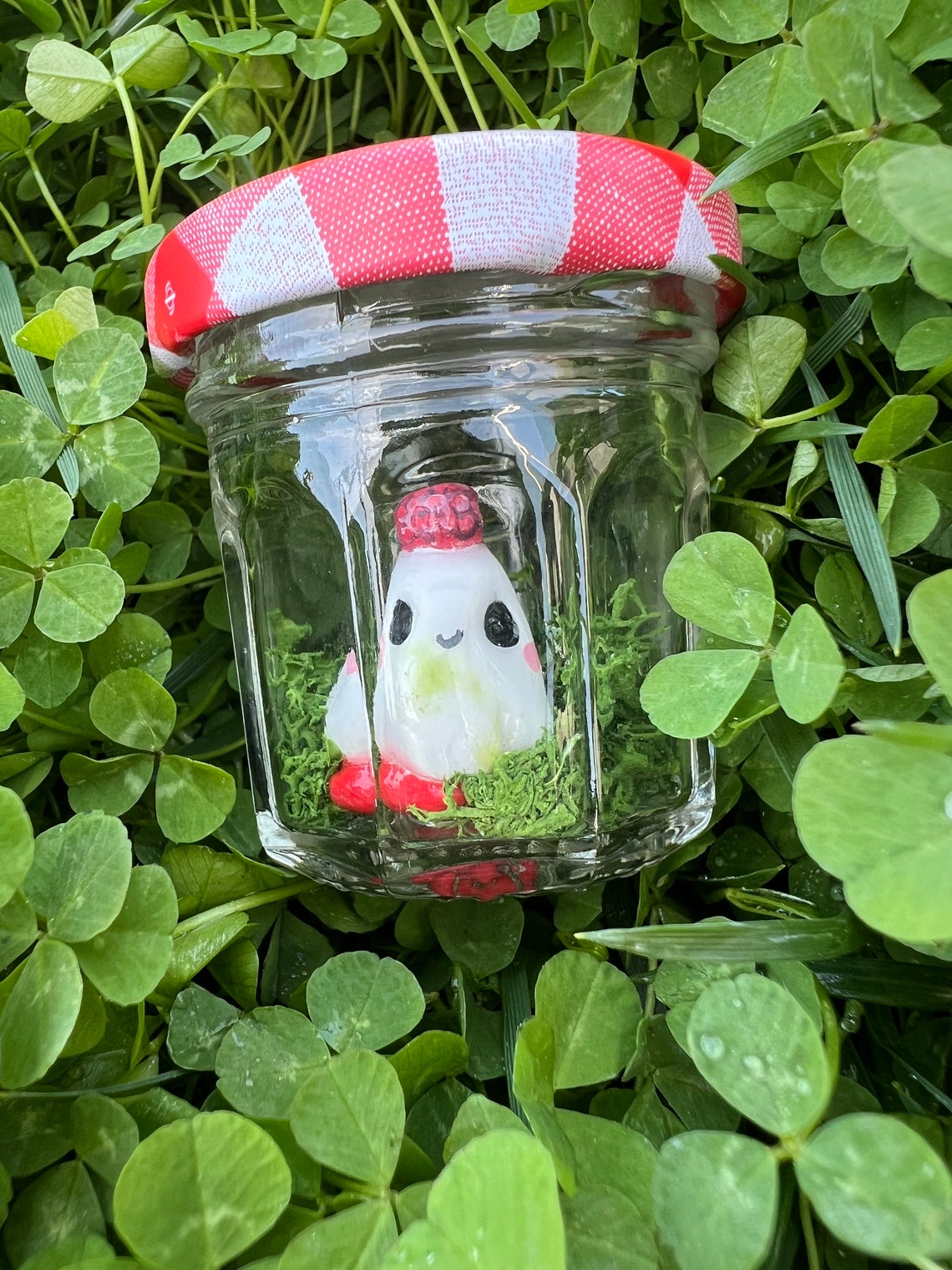 Scary Berry Jam- Ghosts in Mini Jam Jars- Strawberry Ghost, Blueberry ...