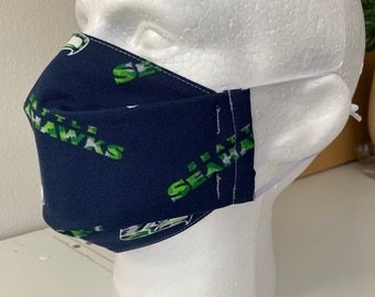 Seattle Seahawks Football NFL Face Mask Washable Reversable - Etsy
