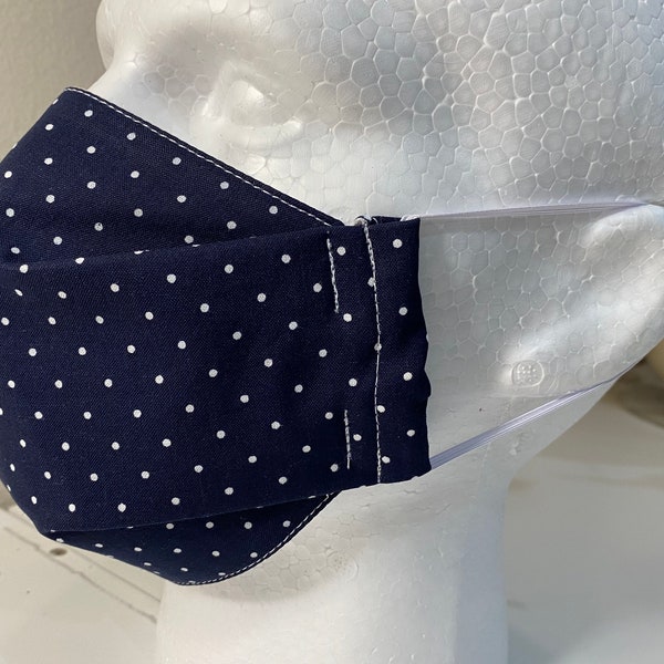 Polka Dot Face Mask - Etsy