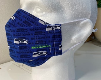 Seattle Seahawks Football NFL Face Mask Washable Reversable - Etsy