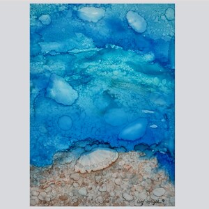 ALCOHOL INK #4 Beach Glass#4 - Etsy