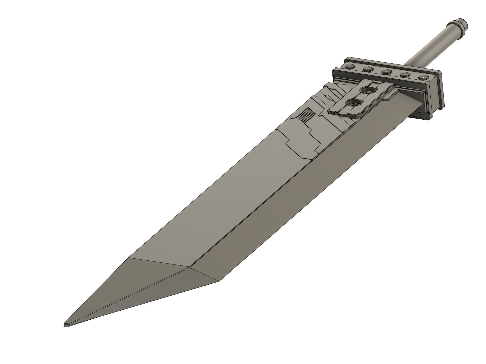 Final Fantasy 7 : Remake Buster Sword High Detail | Etsy