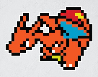 Charizard 8 Bit - Etsy