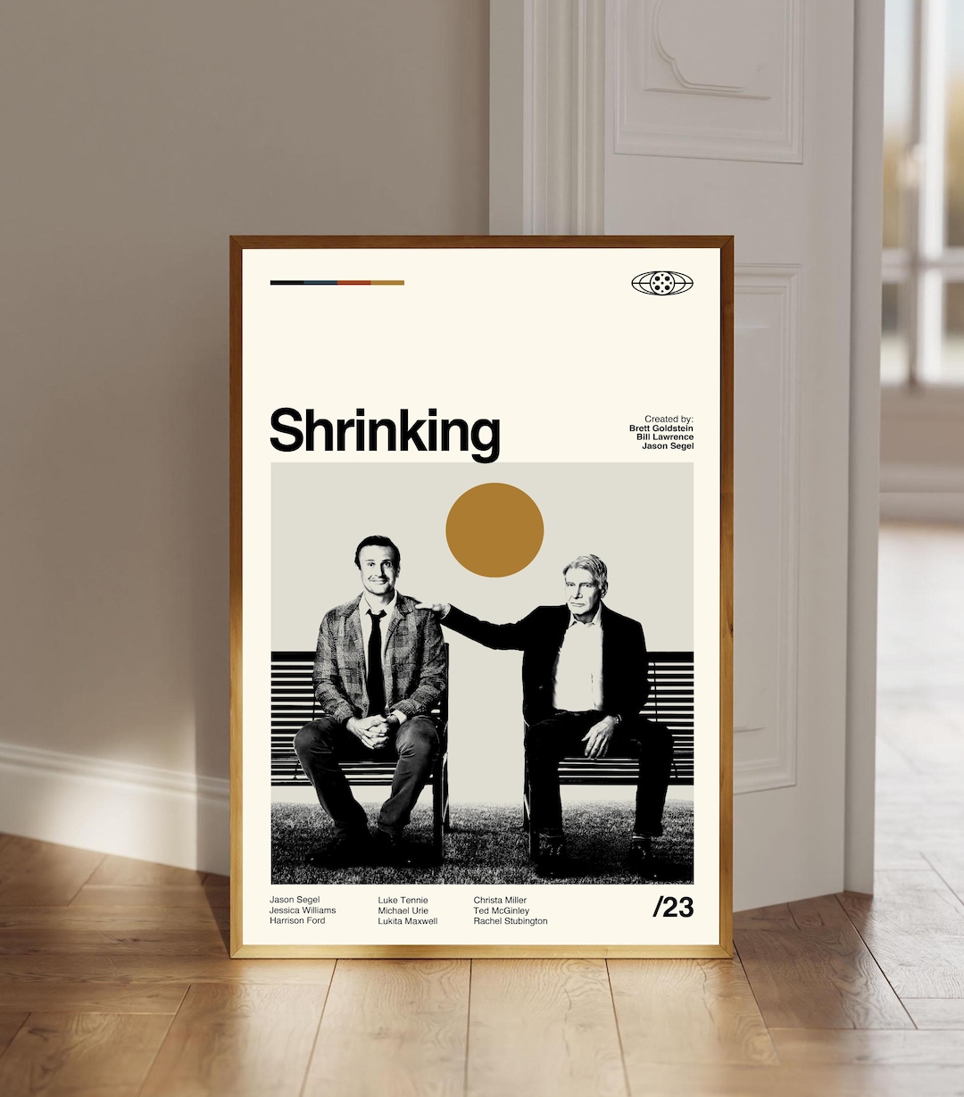 Shrinking Tv Series Poster, Shrinking Poster, Mid Century Modern Art ...