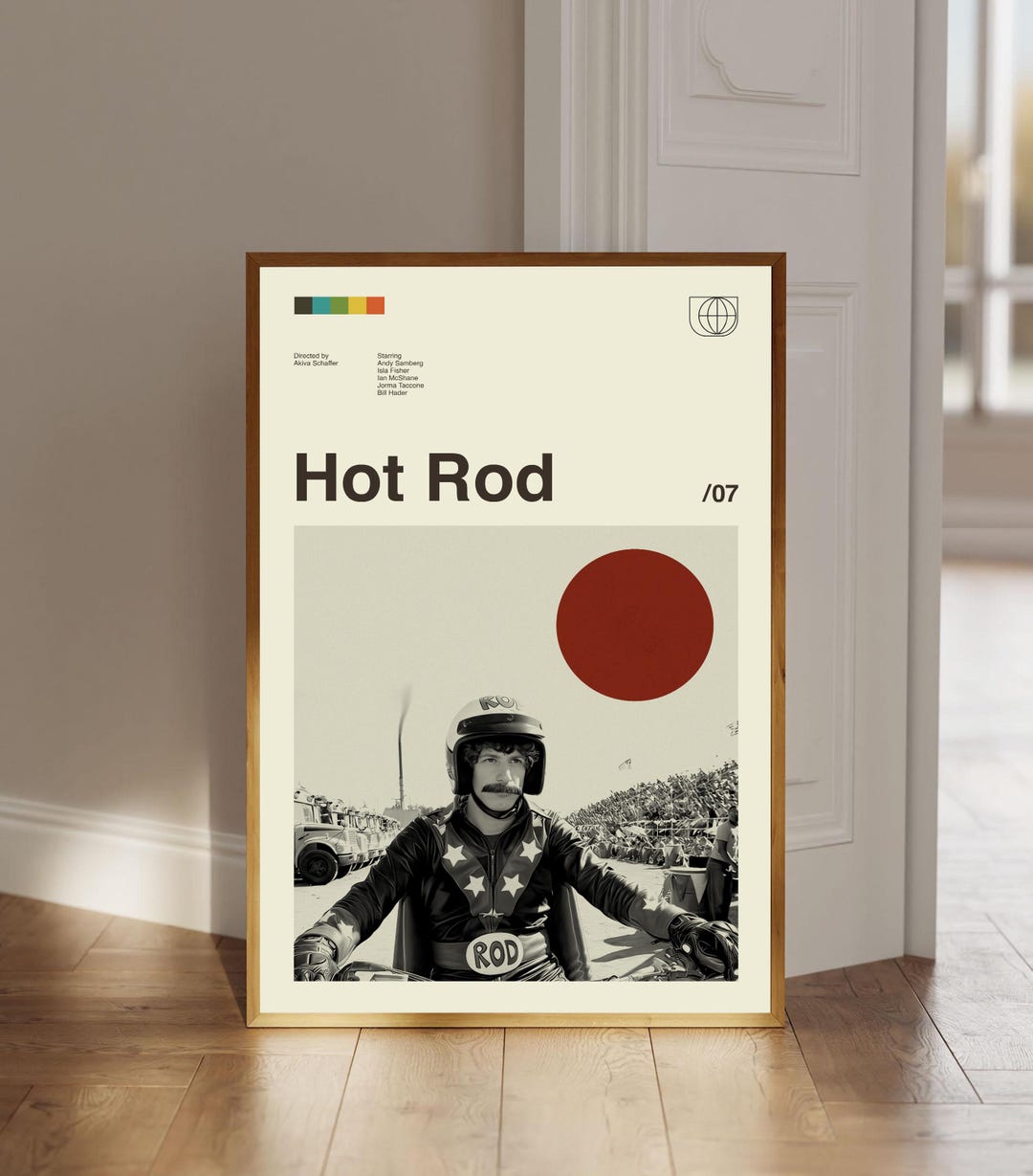 Hot Rod Poster, Hot Rod Retro Poster, Mid Century Modern Art, Movie ...
