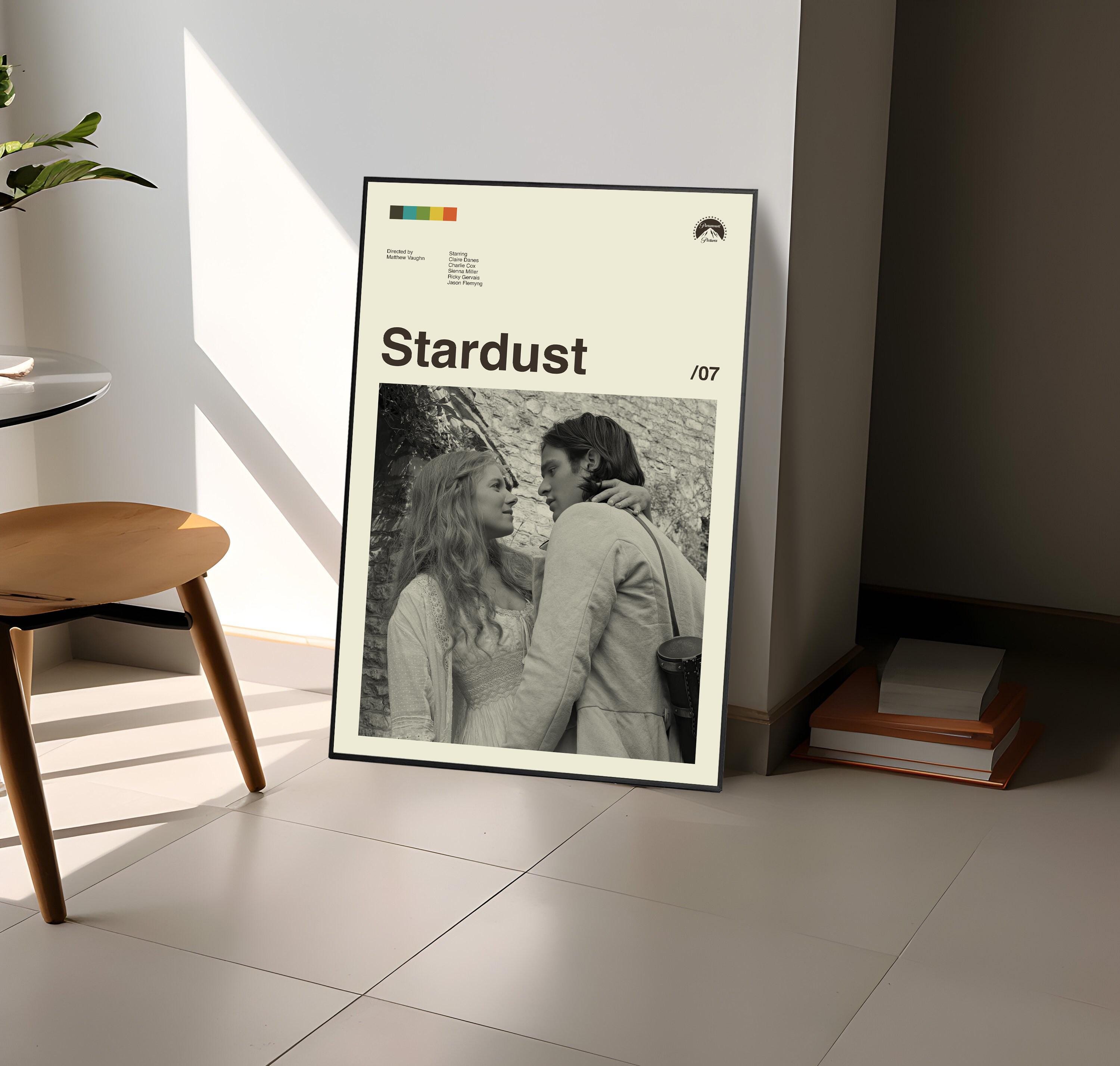 STARDUST Poster, Stardust Movie Poster, Mid Century Modern Art, Movie ...