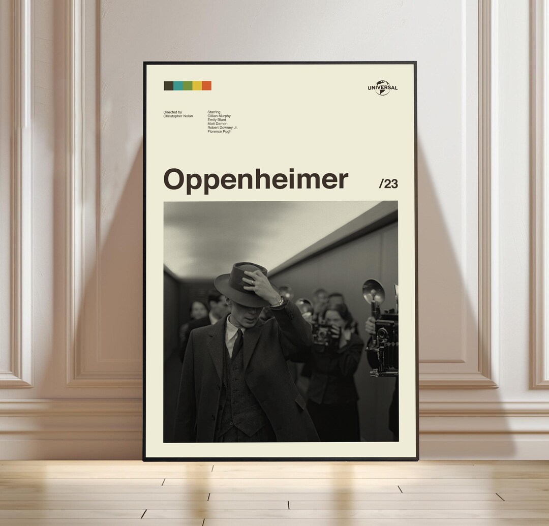 Oppenheimer Poster, Cillian Murphy Poster, Oppenheimer Movie Fan Gift ...