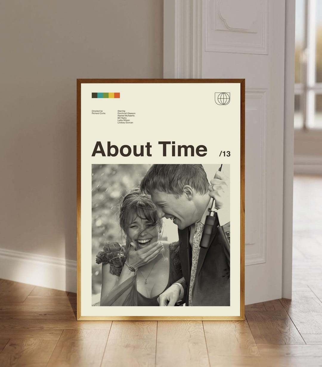 About Time Poster, About Time Movie Poster, Mid Century Modern Art ...