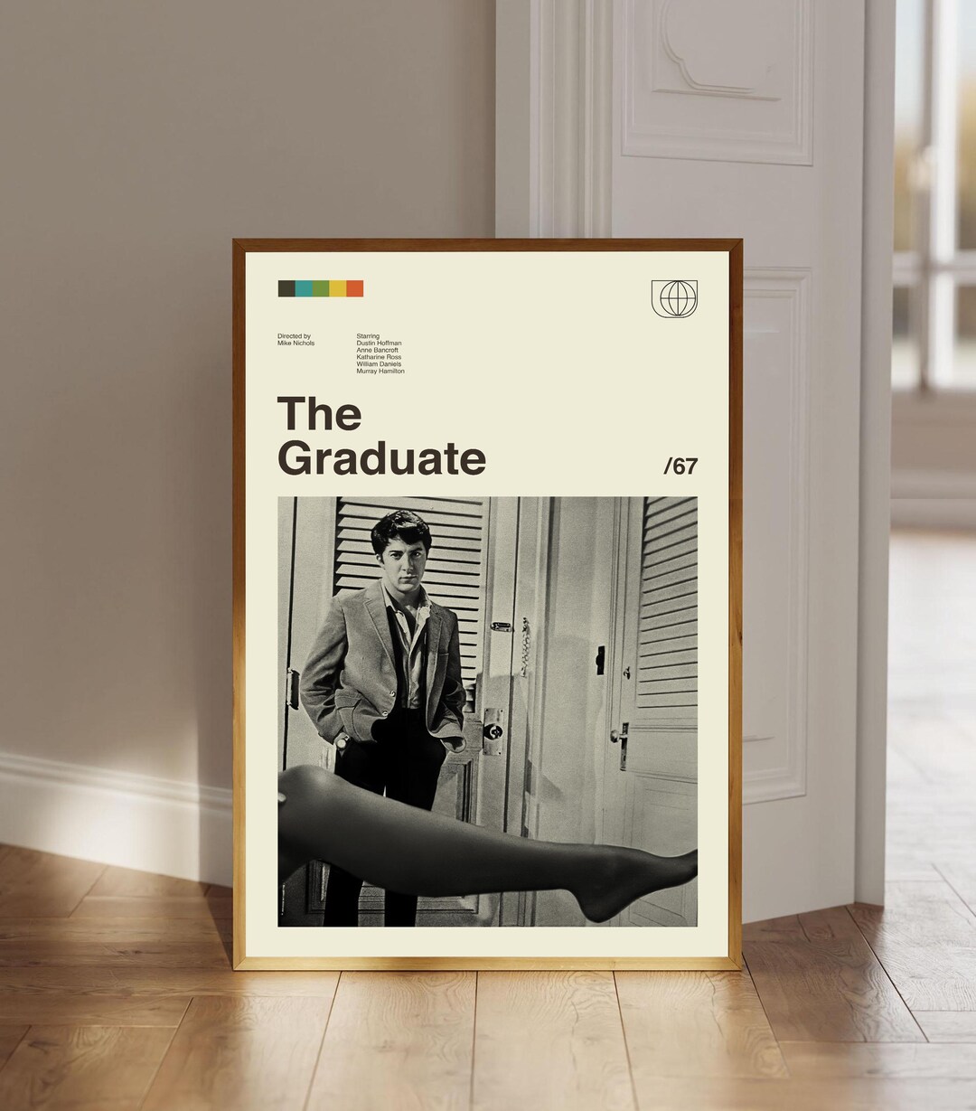The Graduate Poster, the Graduate Digital Download, Mid Century Modern ...