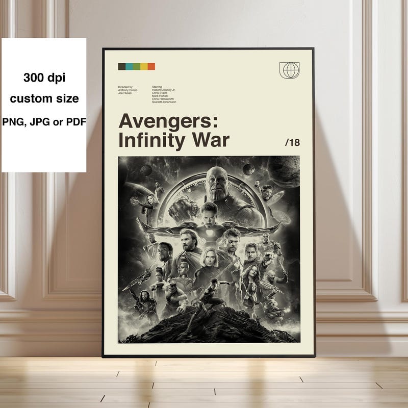 Infinity War Poster - Etsy