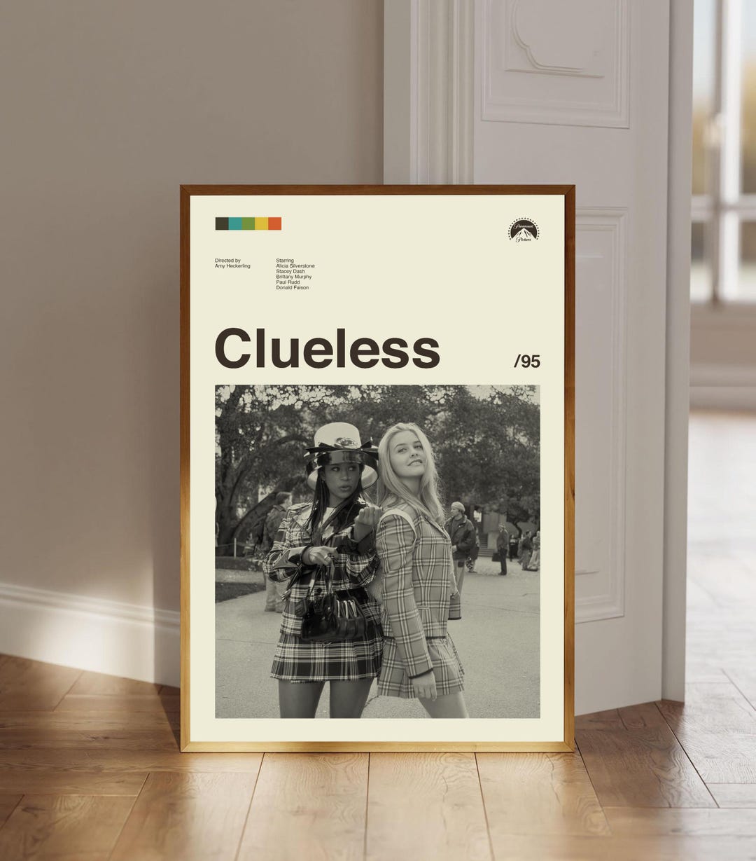 Clueless -amy Heckerling Poster, Mid Century Modern Art, Minimalist Art ...