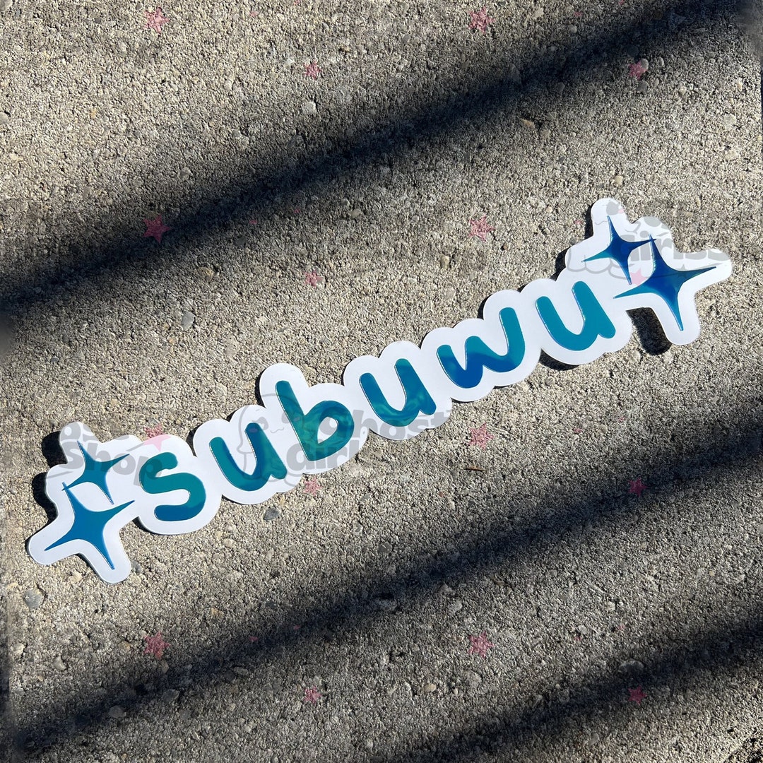 Subuwu JDM Vinyl Car Decal Sticker - Etsy