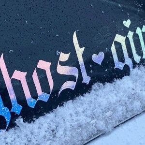 Ghost Girl JDM Kawaii Valentines Day Vinyl Car Decal - Etsy