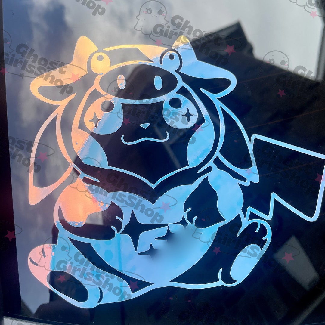 Moo Moo Chu / Moo Moo Subie / Pocket Monsters Kawaii Car Decal / - Etsy