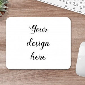 Custom Printed Mouse Pad , Your Logo, Personalized Photo, Text - Etsy