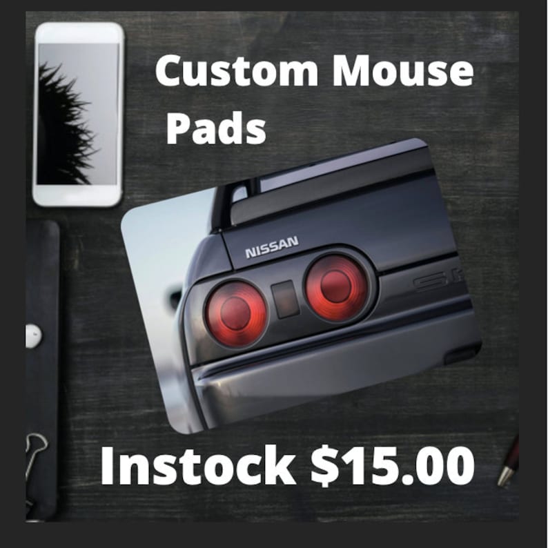 Custom Printed Mouse Pad , Your Logo, Personalized Photo, Text - Etsy