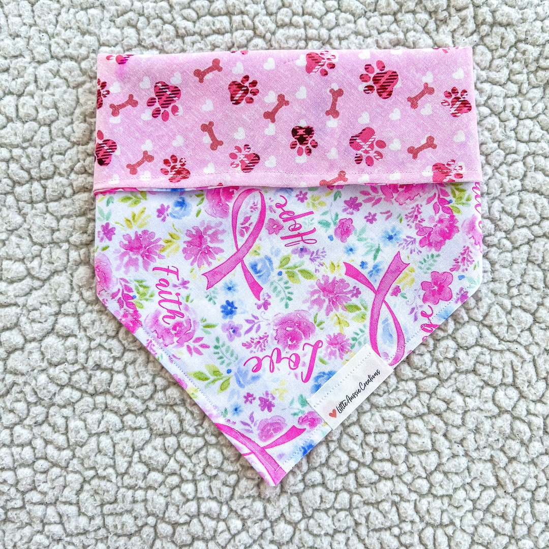 Breast Cancer Awareness Bandana - Etsy