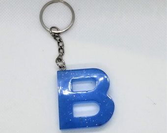 Resin Letter P Initial Keychain Letter Keychain Alphabet - Etsy
