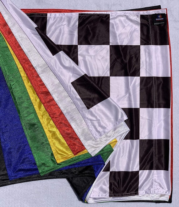 Race Track Flags NASCAR Official Full Size Hand Held Racing - Etsy