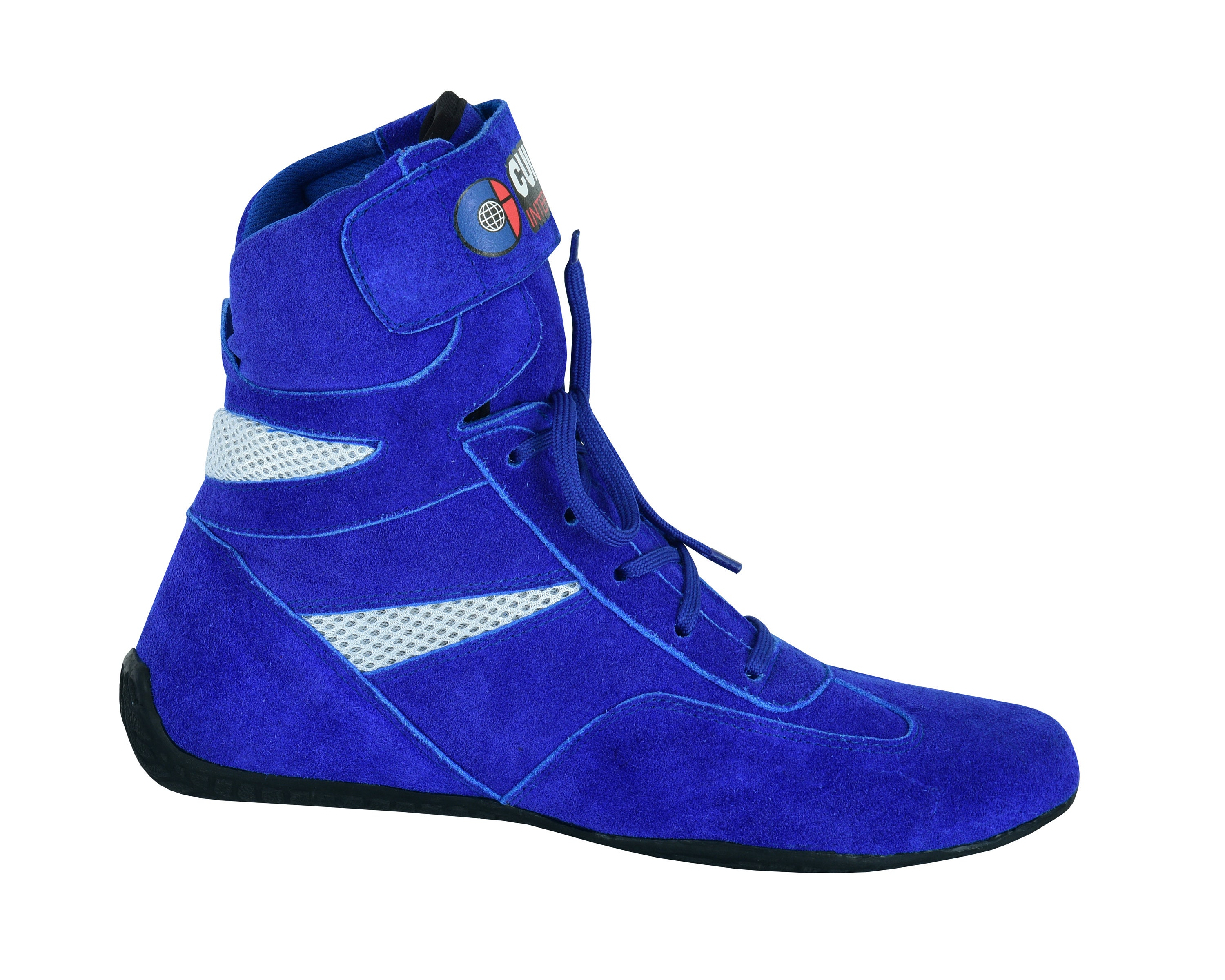 Cuircon High-top Racing Driving Shoes Black Suede Go Karting Boot ...