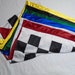Race Track Flags NASCAR Official Full Size Hand Held Racing Complete ...