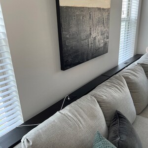 5 Inch Deep Powered Sofa Table Behind The Couch Table Long Wood ...