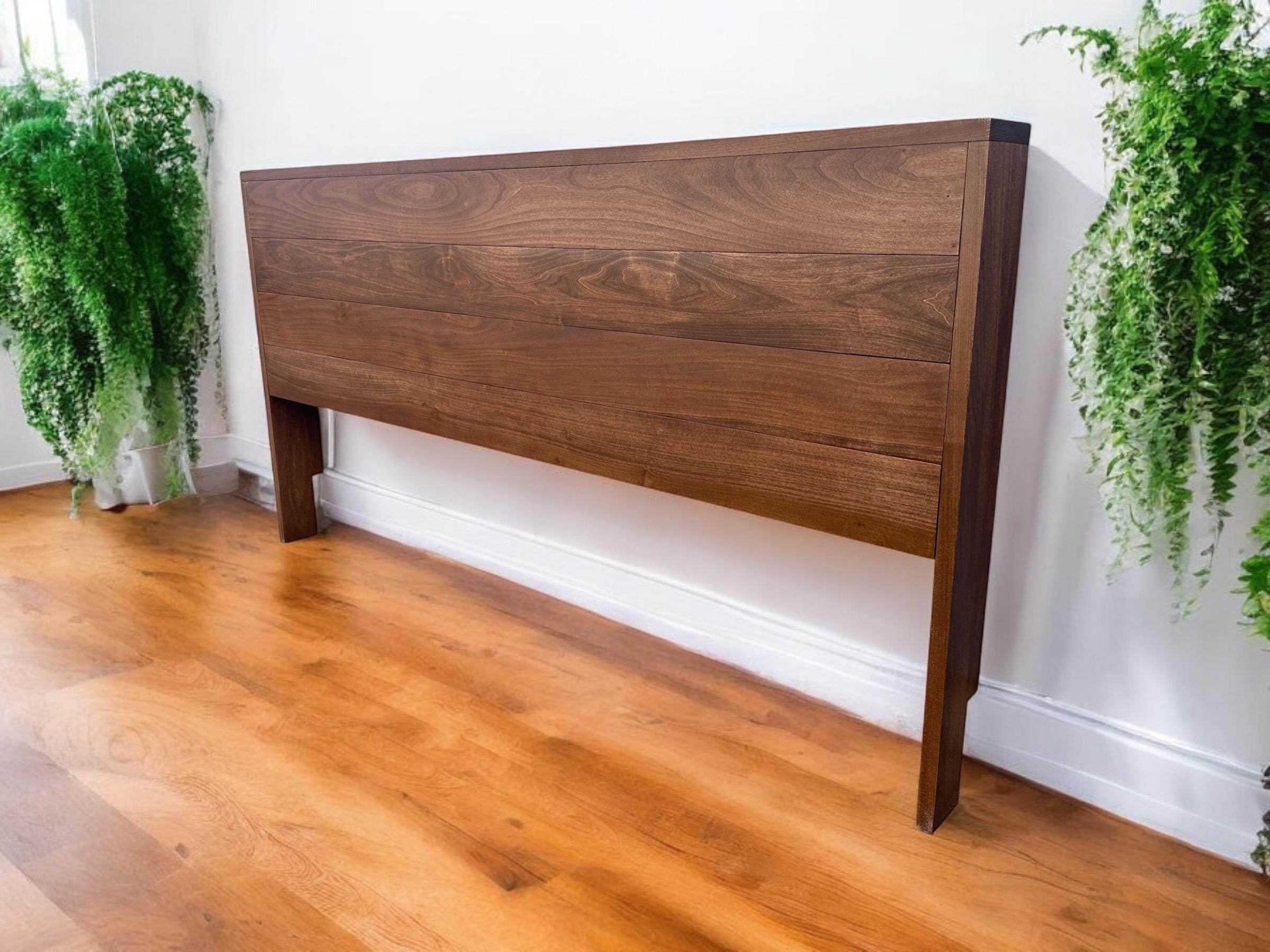 Solid Wood Headboard With Power Outlets and USB Ports Custom Dimensions Twin Full Queen King Rustic Farmhouse Wall Mounted Etsy