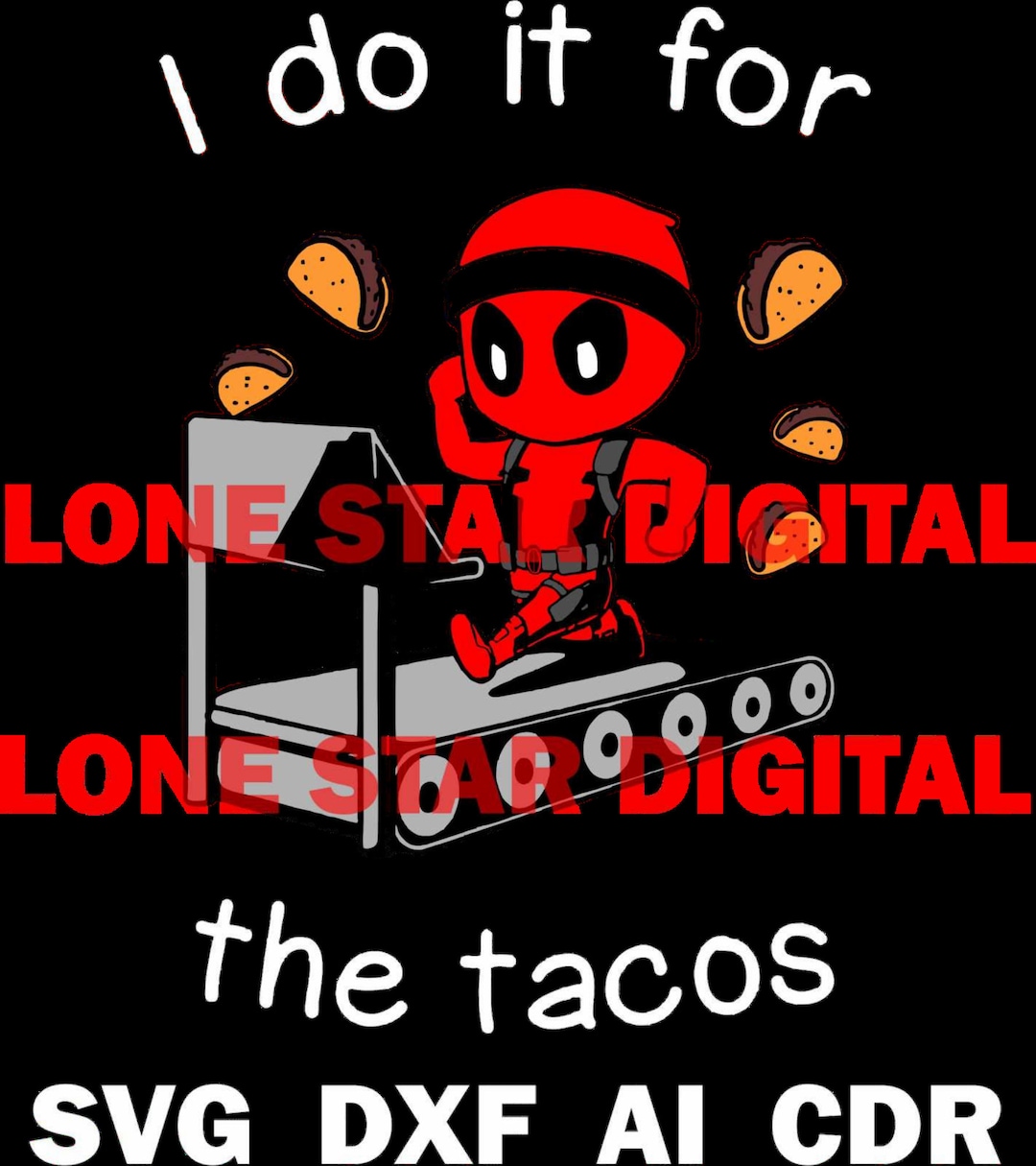 Deadpool Treadmill Svg - Etsy