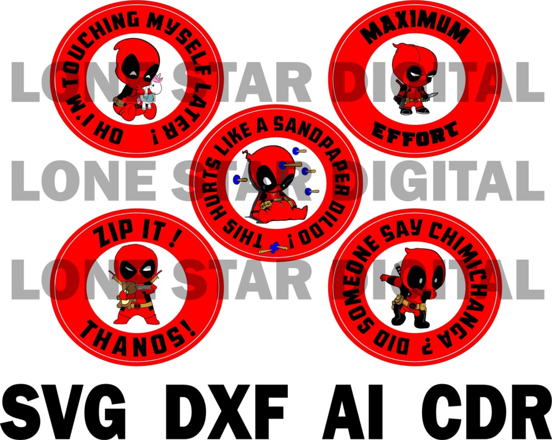 Baby Deadpool Svg - Etsy
