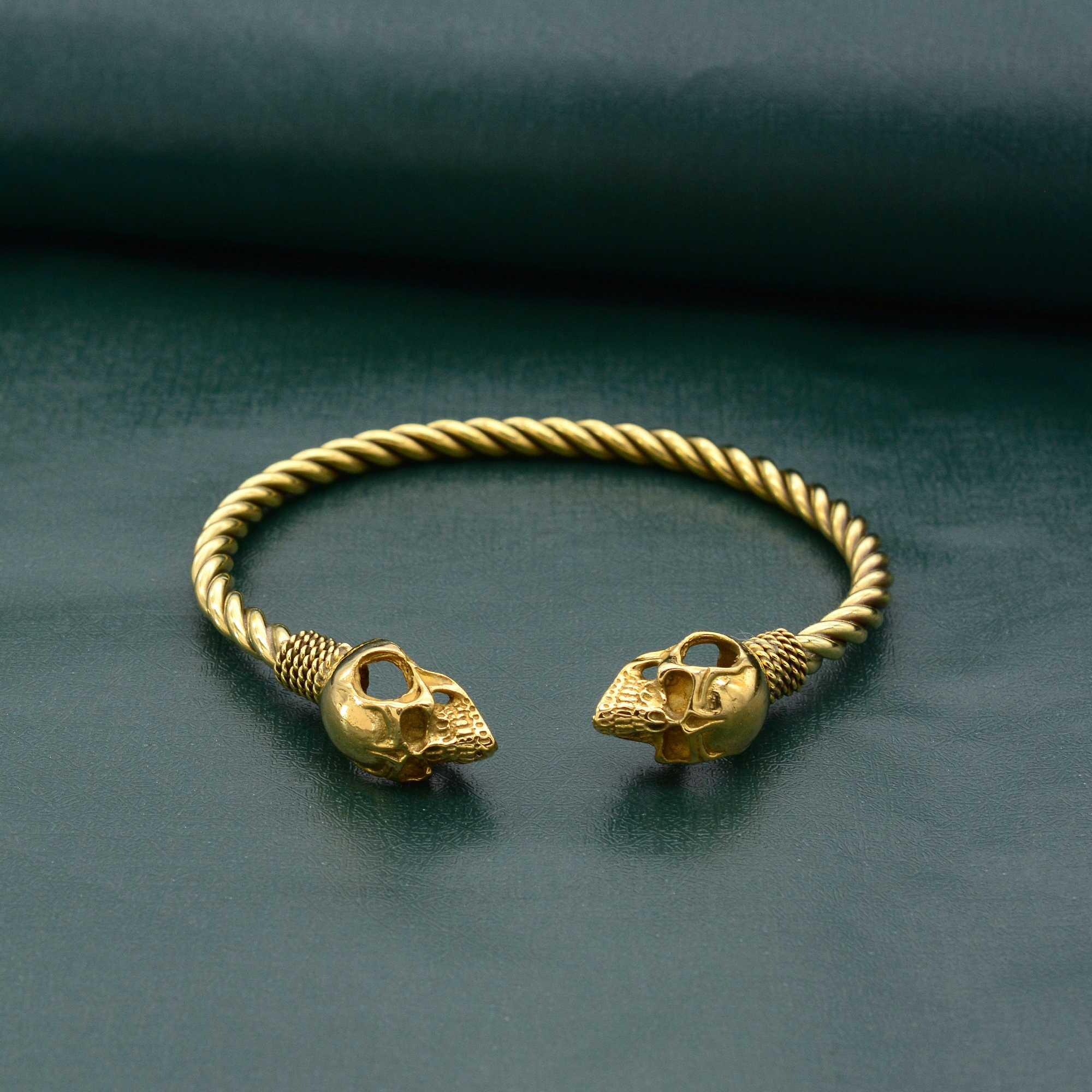 Twin Skull Bracelet - Etsy Twin Skull Bracelet - Etsy