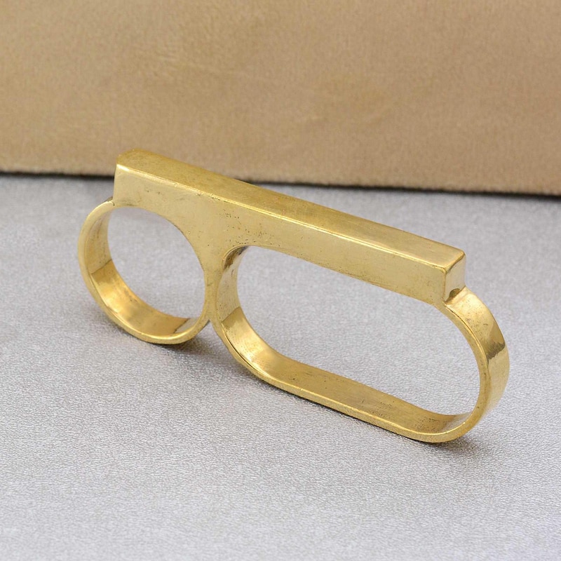 Brass Knuckle Rings - Etsy
