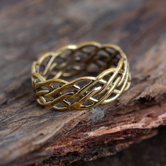 Weave Ring Endless Weave Ring Wedding Ring Braid Ring Gift - Etsy