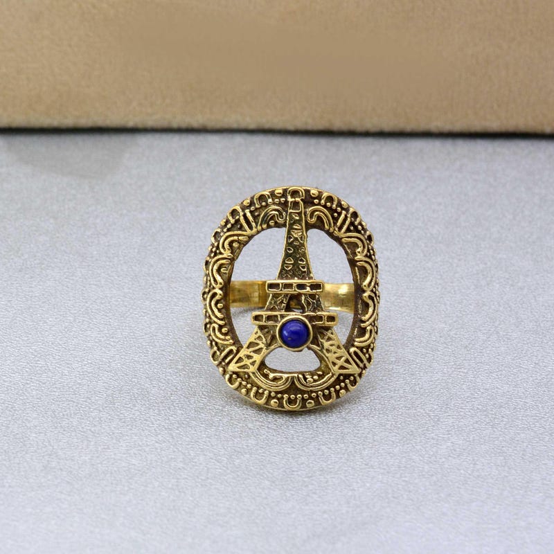 Eiffel Tower Ring - Etsy