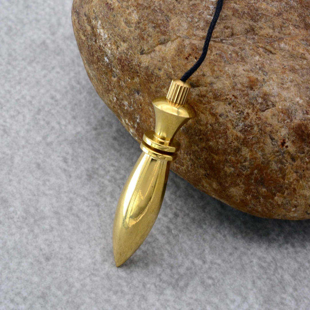 Brass Pendulum, Pendulum for Divination, Dowsing Pendulum, Mediation ...