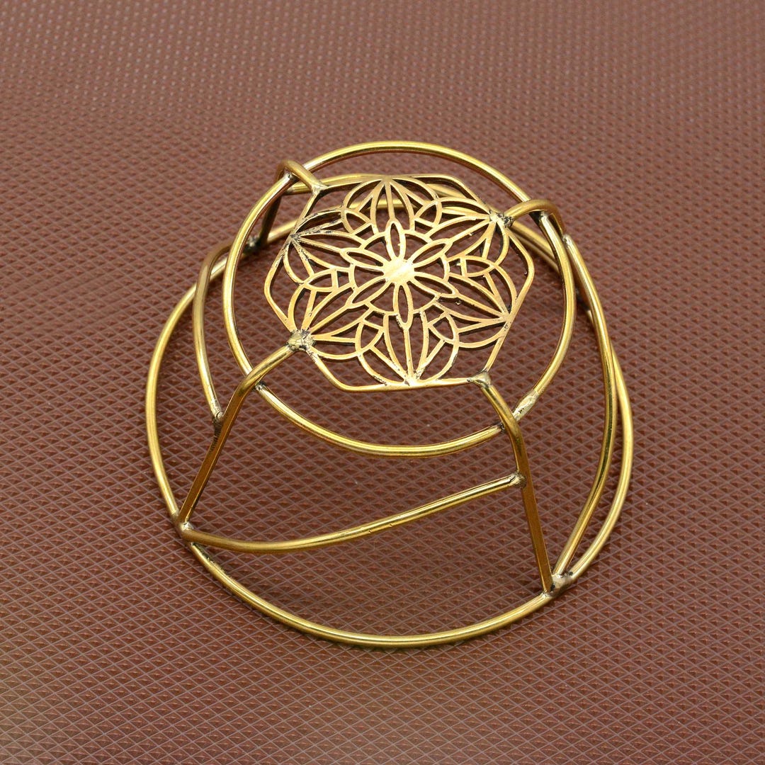 Hair Bun Cage With Hair Fork, Brass Hair Clip for Hair, Hair Barrette ...