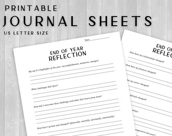 Printable Journal Pages Journal Sheets Journal Templates - Etsy