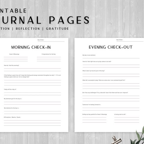 Printable Journal Pages Journal Sheets Journal Templates - Etsy