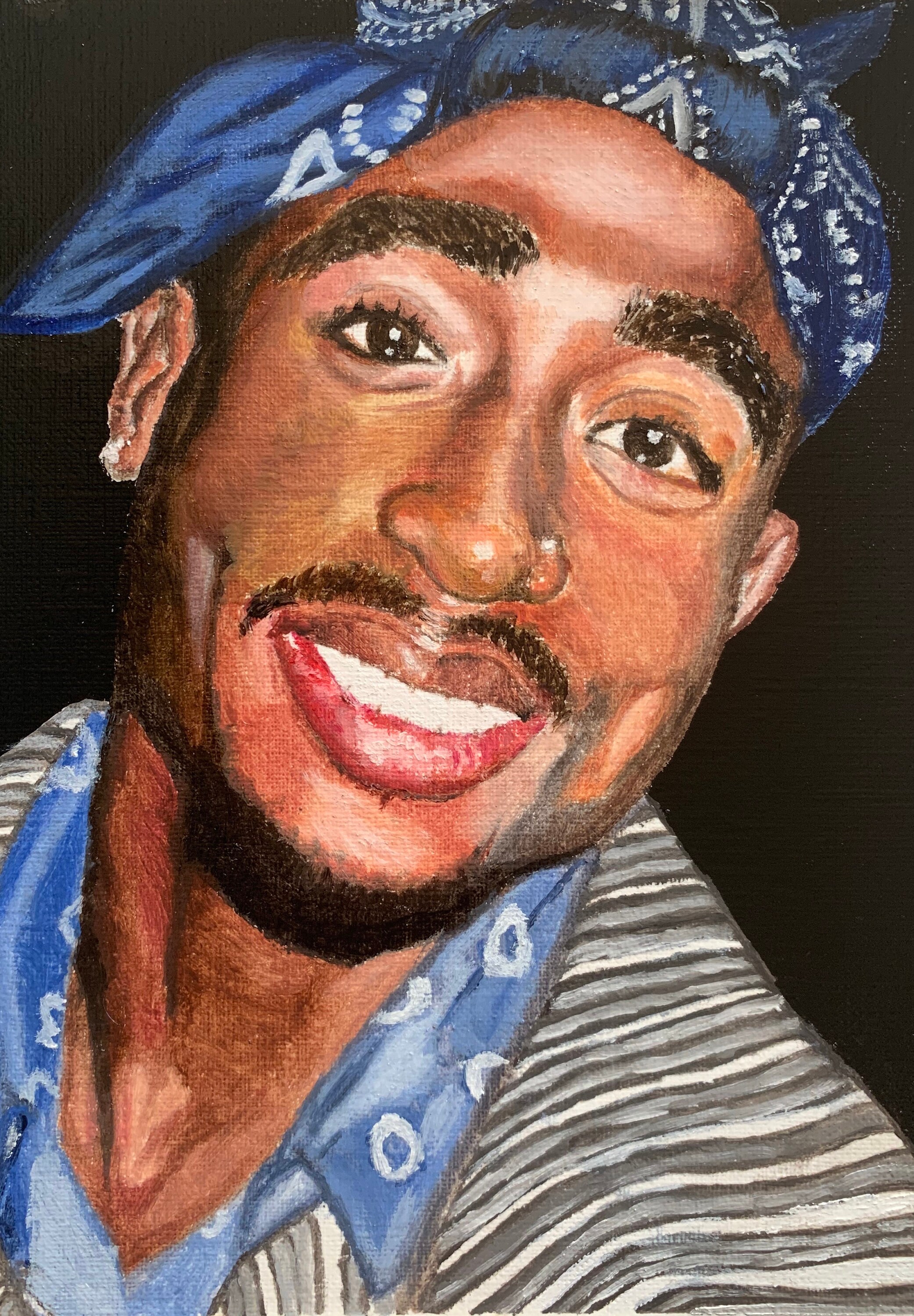 Tupac Painting - Etsy