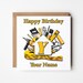 Personalised Construction Birthday Card, Builder Birthday Card ...