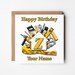 Personalised Construction Birthday Card, Builder Birthday Card ...
