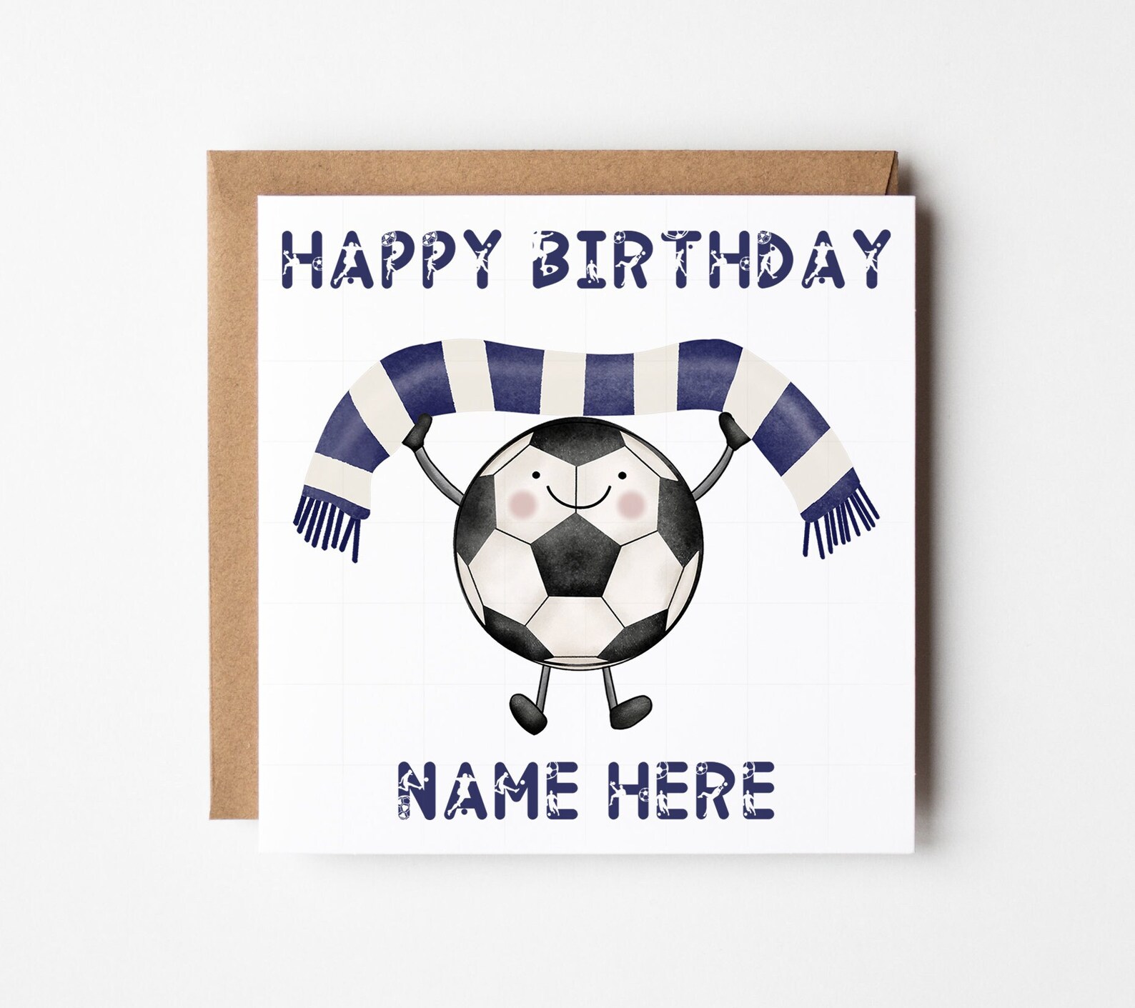 Kids Football Birthday Card, Football Fans Birthday Card, Happy ...