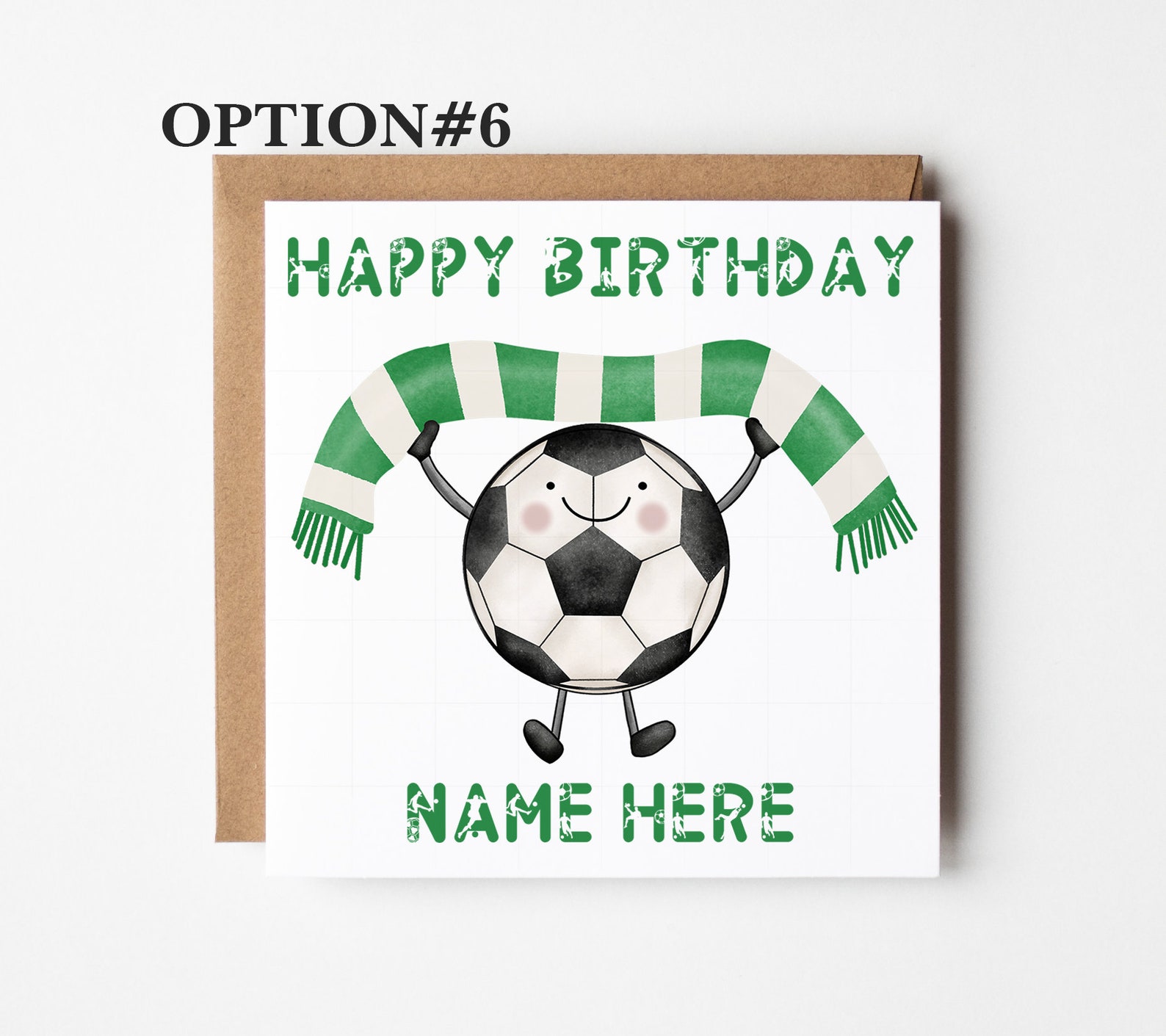 Kids Football Birthday Card, Football Fans Birthday Card, Happy ...