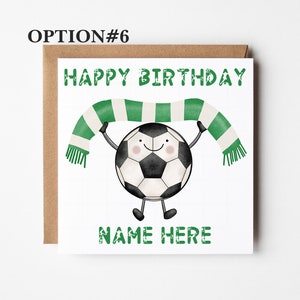 Kids Football Birthday Card, Football Fans Birthday Card, Happy ...