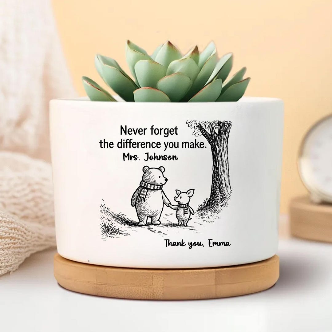 Thank You Teacher Gift, Never Forget the Difference You Make, Custom ...