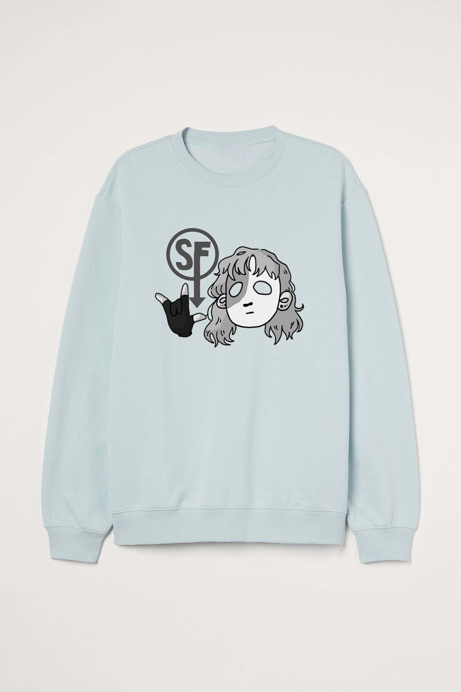 Larry Face Sweatshirt Sanitys Fall Larry Shirt SF | Etsy