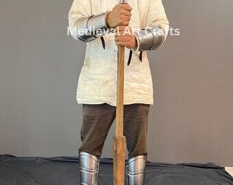 Medieval Knight Shoulder Armor, Bracers Armor, Larp Armor,fantasy Armor ...