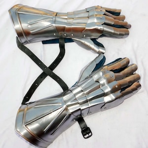 Medieval Knight Gauntlet Armor, Larp Armor, Cosplay Armor,sca Armor ...