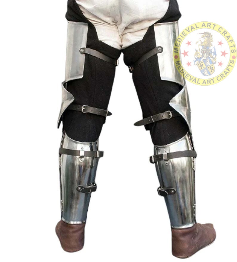 Medieval Knight Leg Guard Armor Functional Armor Cosplay - Etsy