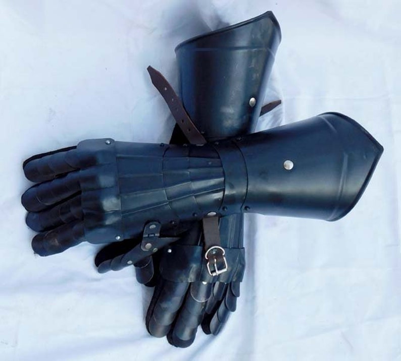 Knight Gauntlet Armor Antique Gloves Functional Finger - Etsy